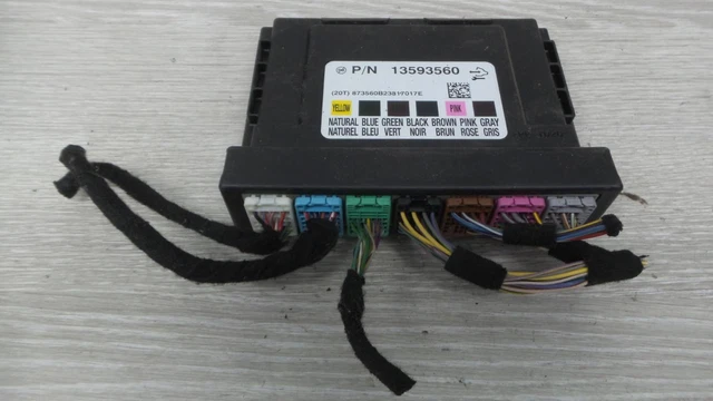 HOLDEN COMMODORE ECU Bcm, P/N 13593560, Vf, 05/13-12/17 2014 3.0 $324. ...
