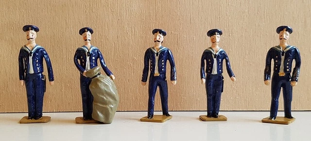 5 MATROSEN- BLEIFIGUREN vollplastisch Heyde-Replik EUR 66,00 - PicClick DE