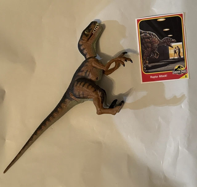 VELOCIRAPTOR JP03 MODELLINO Vintage Jurassic Park 1993 Kenner Raptor ...