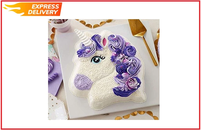 WILTON HORSE CAKE Pan, Kids 3D Birthday Cake Baking Pan Pony Unicorn ...