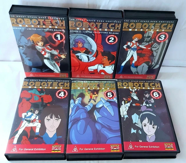 4X ROBOTECH VHS Tapes - The Macross Saga 1, Masters 2 4 5 Bulk Lot £19. ...