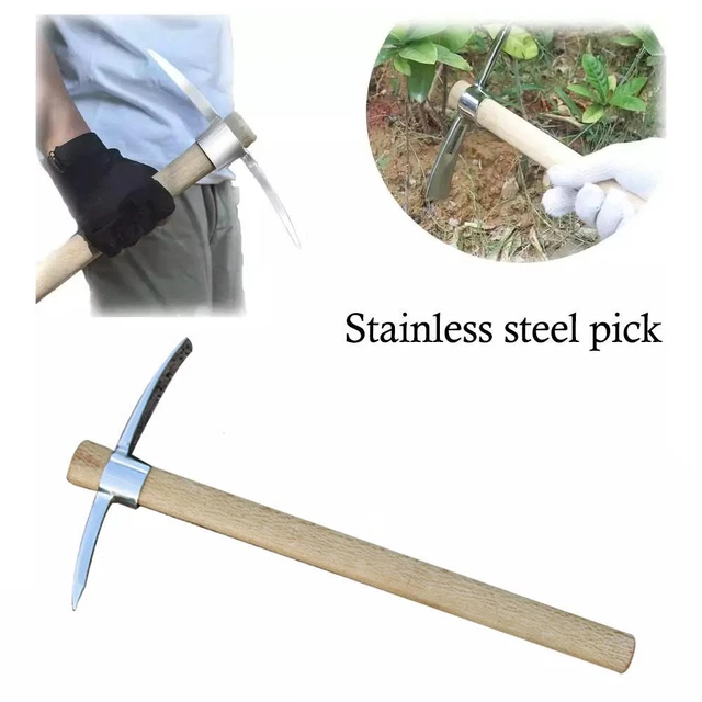 STAINLESS STEEL PICKAXE Double Headed Pickaxe,2in1 Pickaxe ьы O3C3 $22. ...