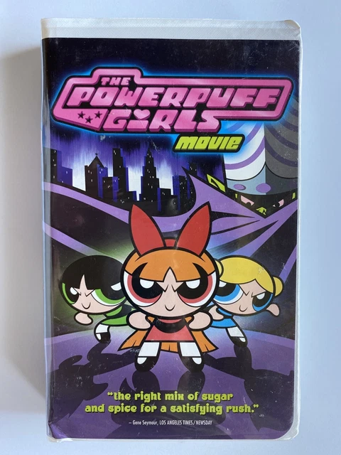 THE POWERPUFF GIRLS Movie VHS Cartoon Network PG 73 Minutes Clamshell ...