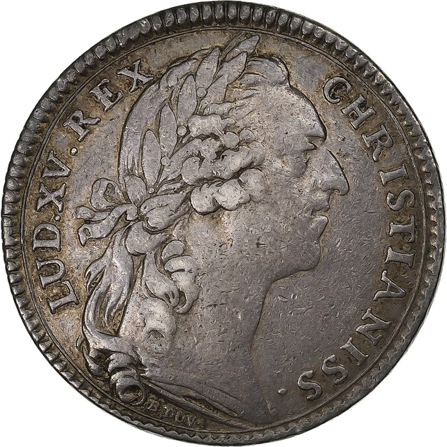 FRANCE, JETON, LOUIS XV, Prieur et juges-consuls de Dieppe, 1762 ...
