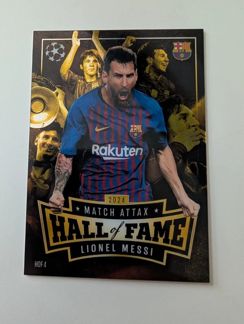 HALL OF FAME Lionel Messi Match Attax 2024/2025 Barcelona 24/25 # HOF4 ...