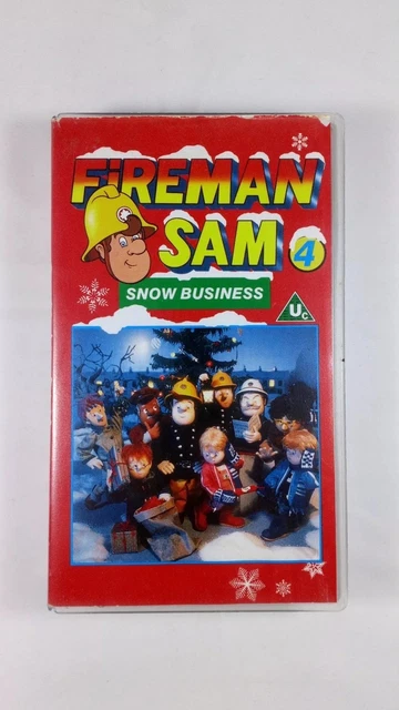 FIREMAN SAM 4 Snow Business VHS Tape Children U rating 1989 BBC Rare £9.95 - PicClick UK