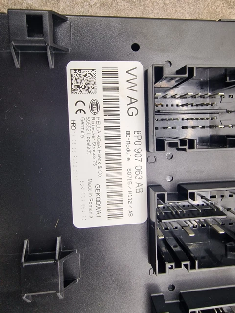 ORIGINAL AUDI BORDNETZSTEUERGERÄT R8 BCM TT 8J A3 8P RS3 8P0907063AB ...