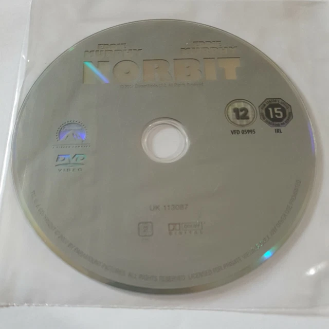 NORBIT (2007) DVD Eddie Murphy Thandie Newton Dreamworks Movie Film ...