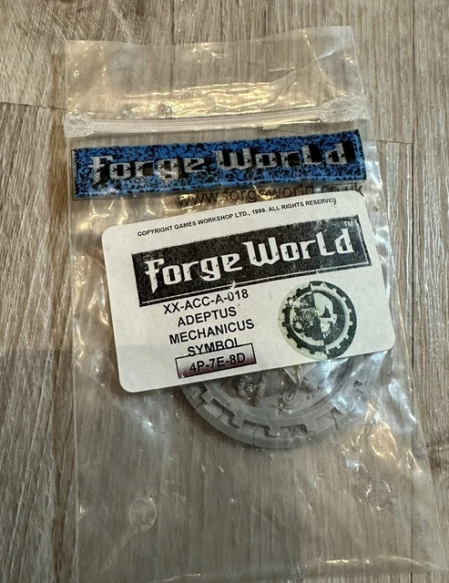 WARHAMMER 40K FORGE World Adeptus Mechanicus Symbol EUR 45,00 - PicClick FR