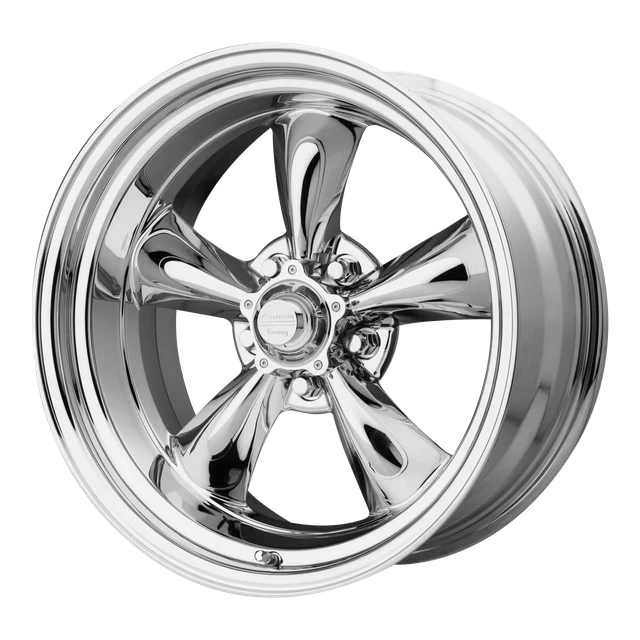 22X9 AMERICAN RACING VN615 TORQ THRUST II 1 PC Chrome Wheel 5x5 (15mm ...