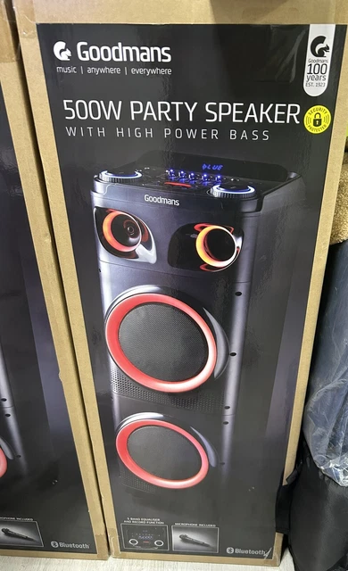 XL MEGA SOUND Bluetooth Party Speaker USB Lights Home Hi-Fi Stereo ...