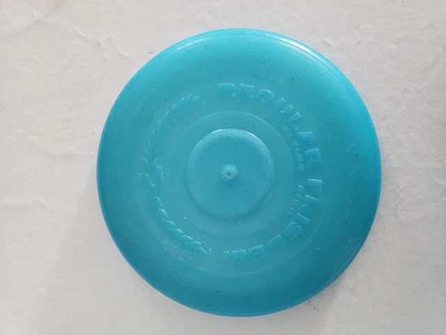 VINTAGE 1966 WHAM-O Regular Frisbee Flying Disc Blue Collectible Toys ...