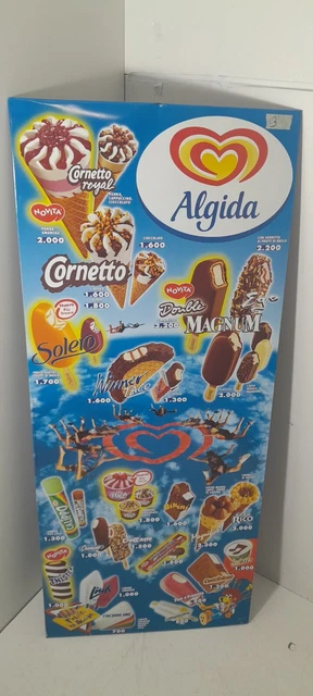 TABELLA GELATI ALGIDA: 1999 EUR 75,00 - PicClick IT