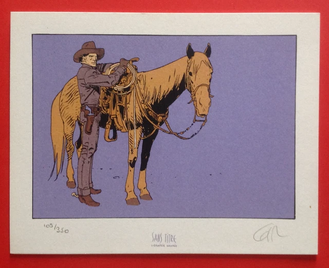 GIR GIRAUD MOEBIUS Ex-Libris Blueberry N° Signé , Sans Titre ...