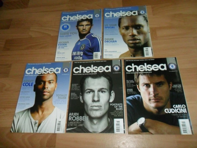 SET OF FIVE Official Fan Club Chelsea Fc Magazines Sept 2006 To Jan ...