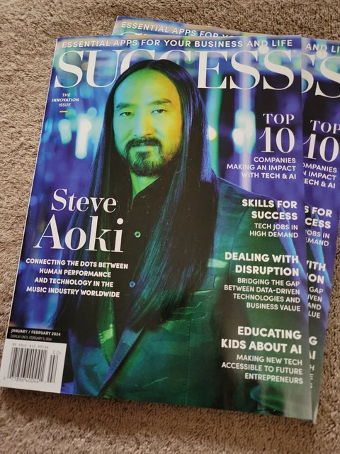 SUCCESS MAGAZINE JANUARY/FEBRUARY 2024 - The Innovation Issue - Steve ...