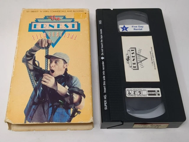 THE ERNEST FILM Festival 101 Ernest 'N Vern Commercials 1986 VHS ...