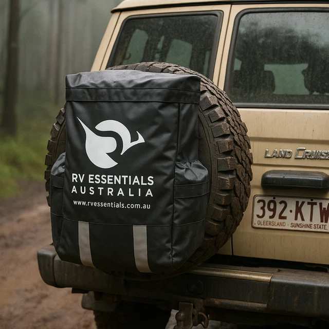 CARAVAN 4X4 REAR Wheel Bin Bag Large Pvc Heavy Duty Rubbish 4Wd Rv ...