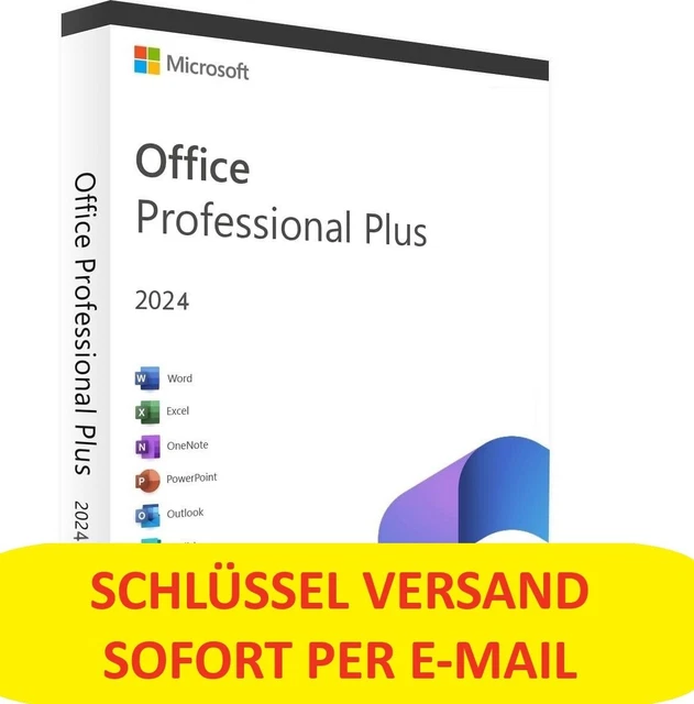 MICROSOFT OFFICE 2024 Professional Plus MS Pro SOFORT E-Mail Versand ...