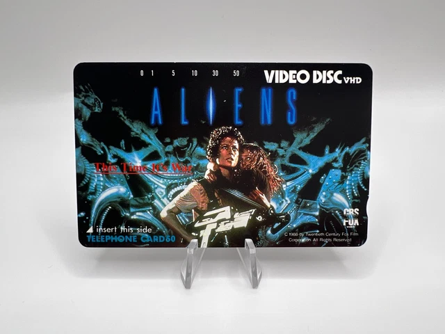 ALIENS 1986 VIDEO Disc VHD Telephone Card Japanese $44.99 - PicClick