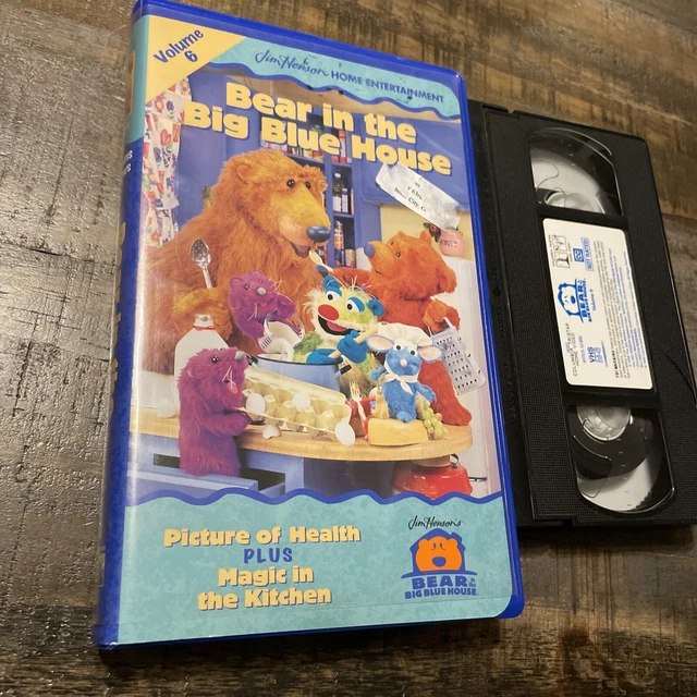 BEAR IN THE Big Blue House VHS Vol 6 Picture of Health / Magic Kitchen ...