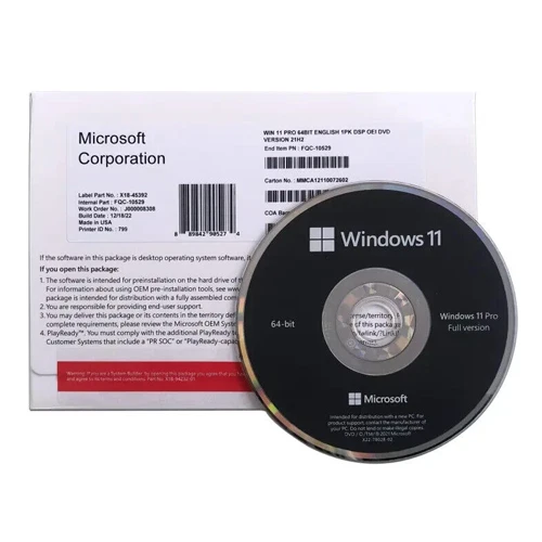 MICROSOFT WINDOWS 11 Pro OEM DVD Box Sealed EUR 48,49 - PicClick FR
