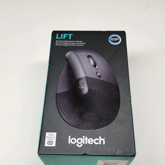 LOGITECH LIFT VERTICAL Wireless Ergonomic Mouse (910-006466) ONE DAY ...