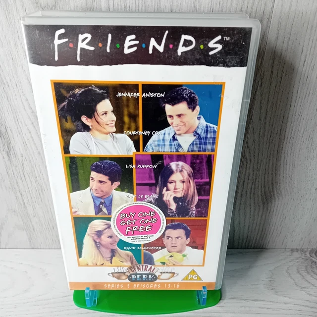 FRIENDS SERIES 3 Episodes 13.16 Vhs Tape - Rare Retro Movie Series ...