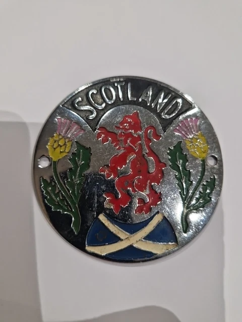 SCOTLAND ECOSSE SCOTTISH Automobile Motor Car Badge Emblem £42.31 ...