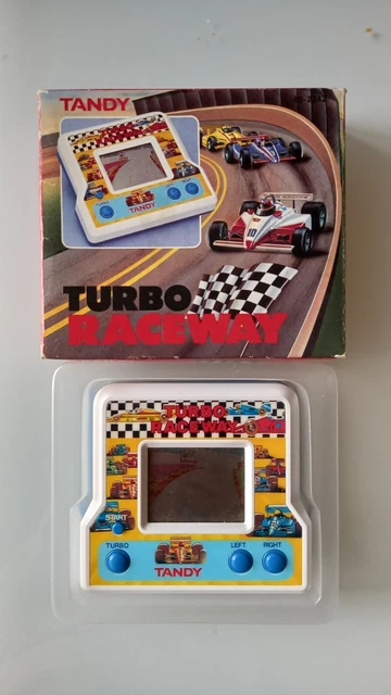 VINTAGE TANDY Turbo Raceway Handheld Video Game - Working £21.52 ...