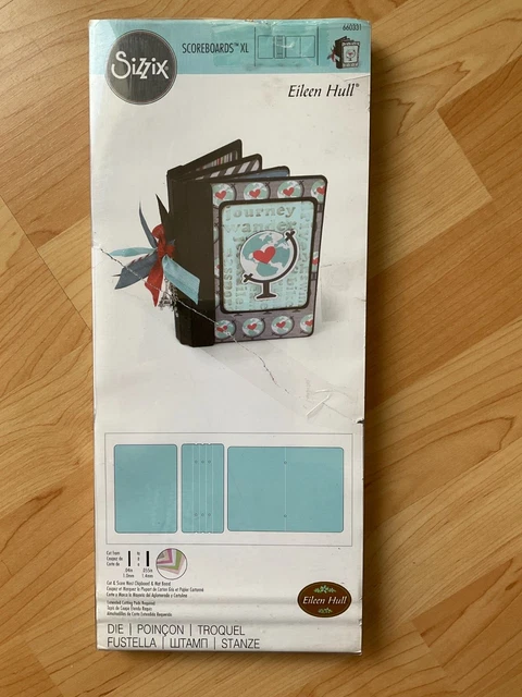 SIZZIX SCOREBOARDS XL 660331 Book Passport Die Eileen Hull bigz journal craft £41.28 - PicClick UK