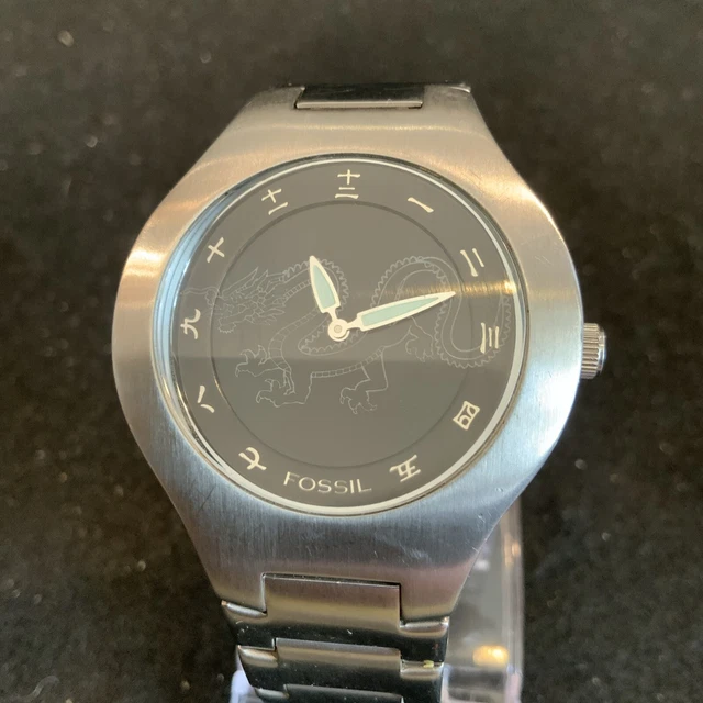 MONTRE-BRACELET HOMME VINTAGE QUARTZ Fossil Big Tic Dragon EUR 138,17 - PicClick FR