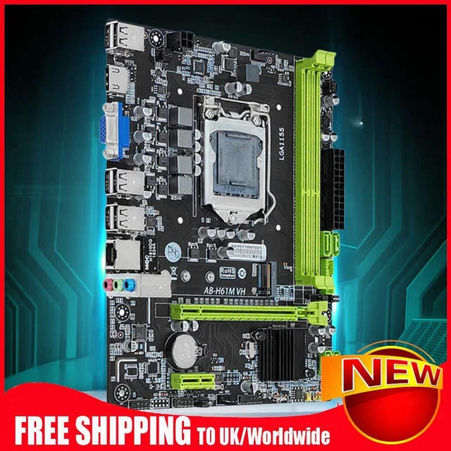 H61 LGA1155 PC Motherboard RAM DDR3 Motherboard Set NVME M.2 I3 2130 I5 ...