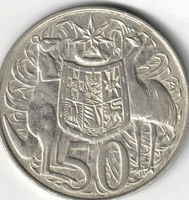 1966 AUSTRALIAN SILVER 50 Cent Coin In 2x2 Coin Holder $57.95 - PicClick AU