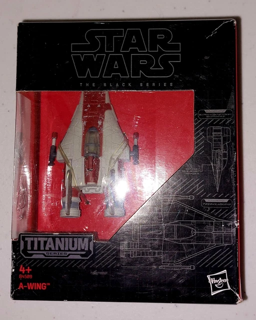 STAR WARS THE Black Series Titanium Series A Wing Figure £10.00 ...