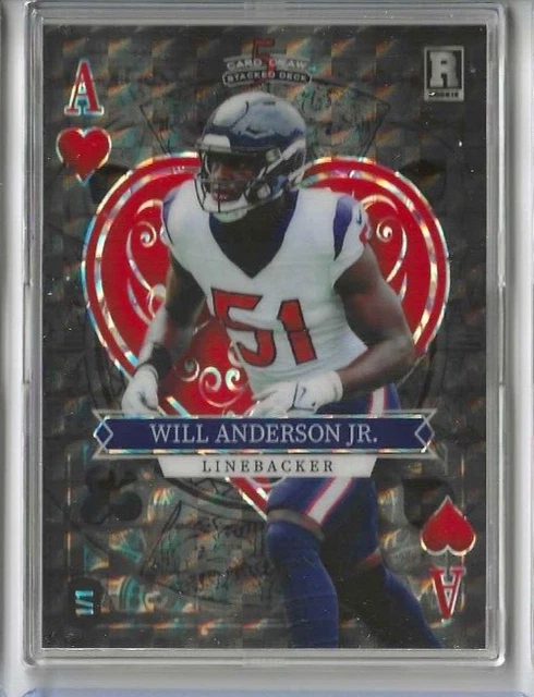 WILL ANDERSON JR. Wild Card Impilated Mazzo 5 Carte Disegnare Ace Cuori ...