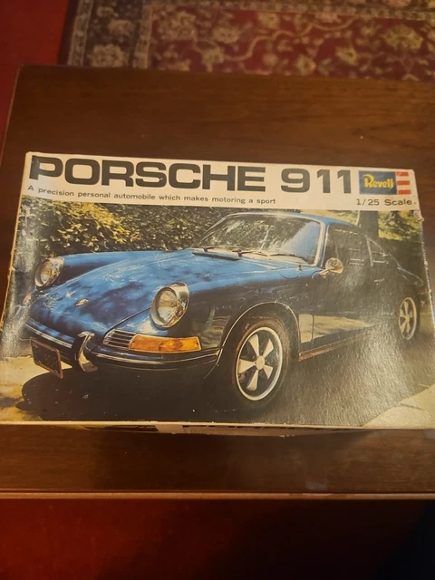 VINTAGE PORSCHE 911 Revell Scale Model Kit 1/25 Scale Boxed Used EUR 11 ...