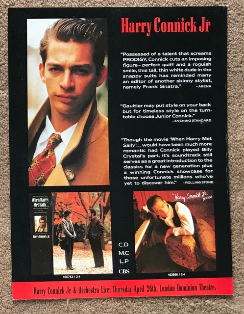 HARRY CONNICK JR. - LONGINES 2006 Full page UK magazine ad print ad £3. ...