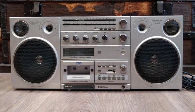 PHILIPS D-8614 BOOMBOX Stereo Sound Machine EUR 61,00 - PicClick IT