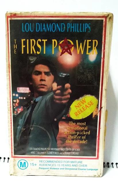 &THE FIRST POWER& "Lou Diamond Phillips" HORROR/THRILLER VHS PAL MOVIE ...
