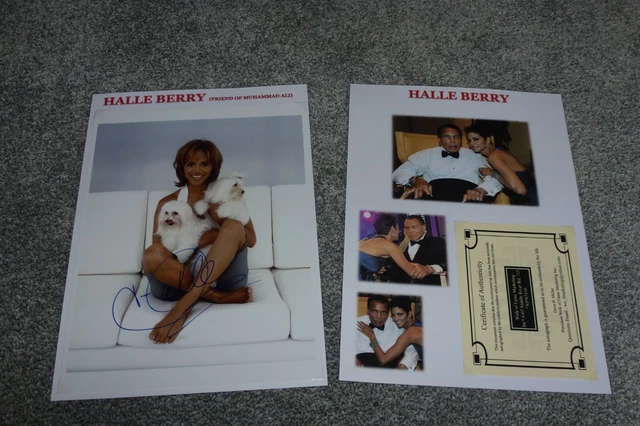 HALLE BERRY SIGNED Autograph Photo Actor And Muhammad Ali Friend With ...