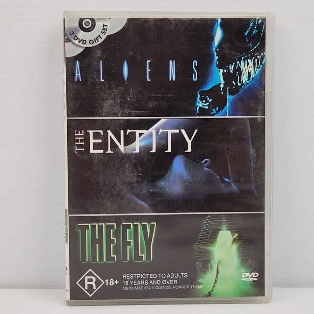 ALIENS+THE ENTITY+THE FLY DVD Movie James Cameron Sigourney Weaver ...