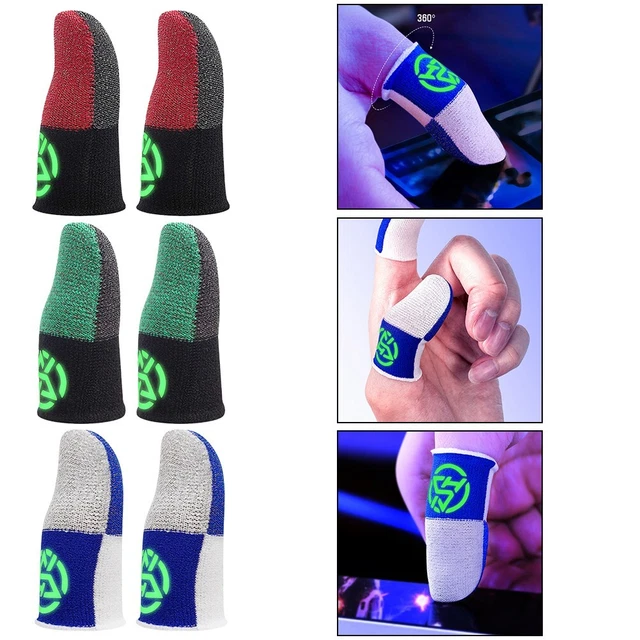 AIR CIRCULATION GAMING Finger Sleeves Anti-Sweat Finger Sleeves ...