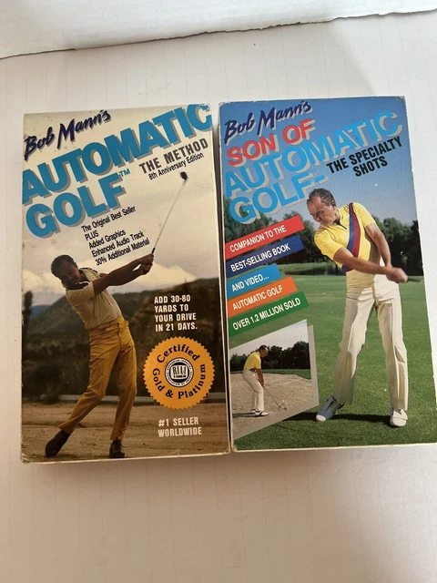 BOB MANN'S SON OF AUTOMATIC GOLF - THE SPECIALTY SHOTS (1990 VHS) New £ ...