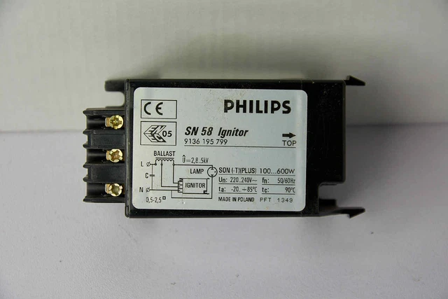 PHILIPS SN 58 Ignitor 9136 195 799 SON (-T)(PLUS) 100...600W Zündgerät ...