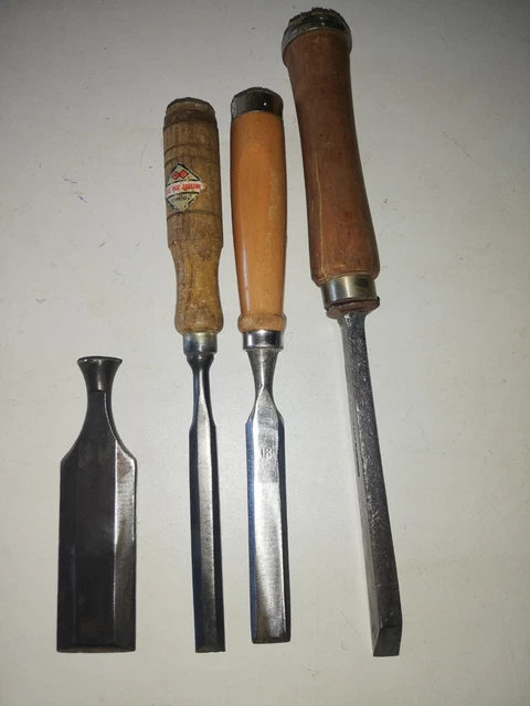 LOT DE 4 Outils Ciseaux A Bois Bedane EUR 13,50 - PicClick FR