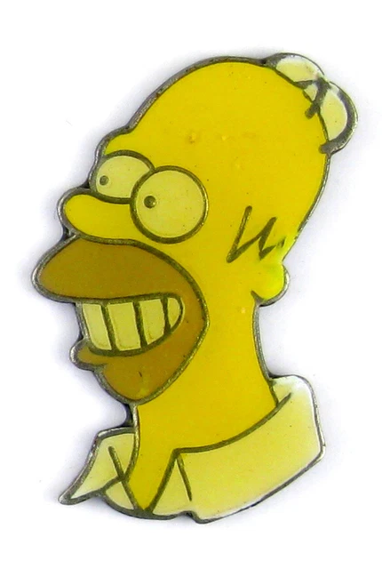 HOMER SIMPSON PIN Button Badge 25mm - MOD VESPA SCOOTER LAMBRETTA ...