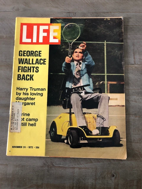 LIFE MAGAZINE 1972 November 24 George Wallace Fights Back Cover Harry ...