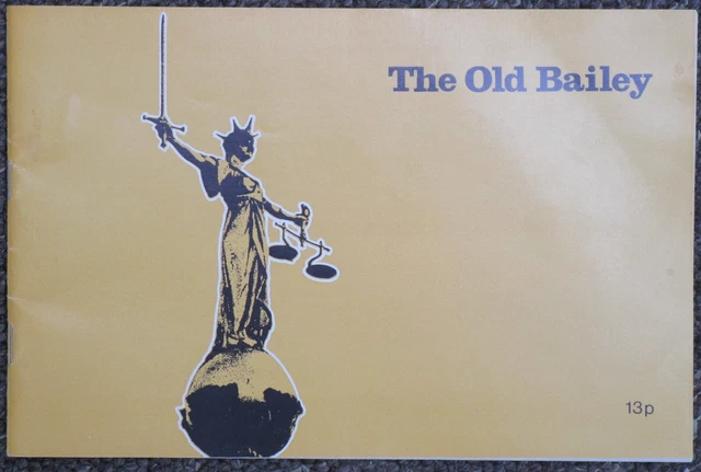 VINTAGE “THE OLD Bailey” booklet (1971) £1.00 - PicClick UK