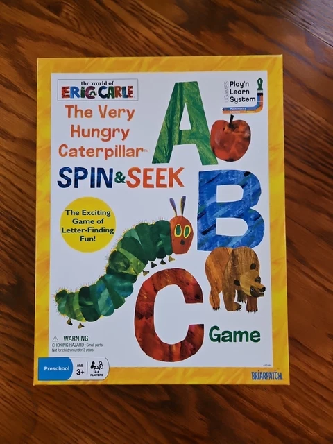 ERIC CARLE THE Very Hungry Caterpillar Spin and Seek ABC Game NEW £12. ...